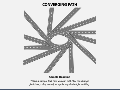 Converging Path for PowerPoint and Google Slides - PPT Slides