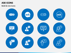 Ask Icons for PowerPoint and Google Slides - PPT Slides