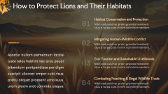 Free - Lion Presentation for PowerPoint and Google Slides - PPT Slides