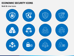 Economic Security Icons for PowerPoint and Google Slides - PPT Slides