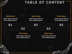 Free - Musician Portfolio PowerPoint Template and Google Slides Theme