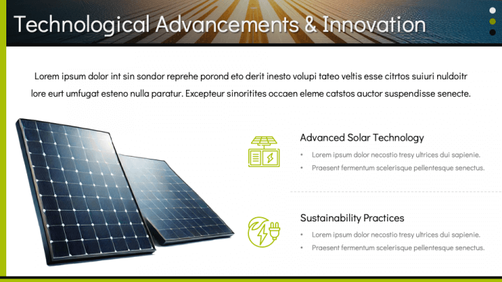 Solar Panel Company Profile PowerPoint and Google Slides Template - PPT ...