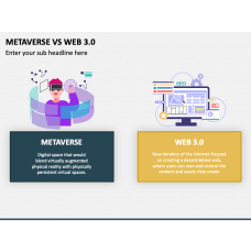 NFT Vs Metaverse PowerPoint Template and Google Slides Theme