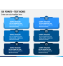 Six Text Boxes PowerPoint Template - PPT Slides