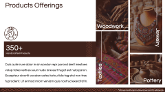 Handicraft Business Plan PowerPoint and Google Slides Template - PPT Slides