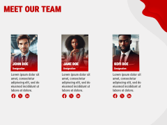 Modern Red Presentation Theme for PowerPoint and Google Slides - PPT Slides