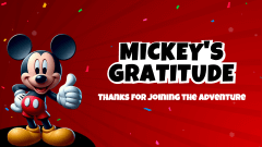 Free - Mickey Mouse Theme for PowerPoint and Google Slides - PPT Slides