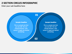 2 Section Circles Infographic PowerPoint Template and Google Slides Theme
