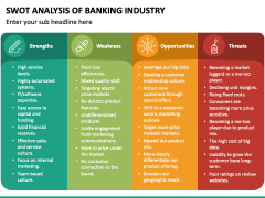 SWOT Analysis of Banking Industry PowerPoint and Google Slides Template ...
