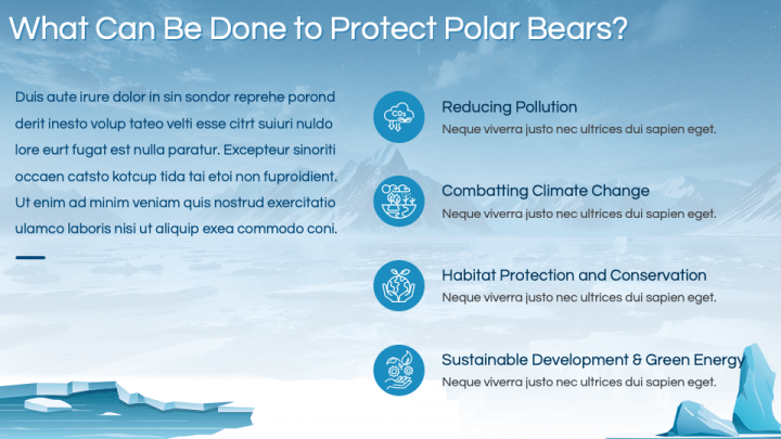Free - Polar Bears Theme for PowerPoint and Google Slides - PPT Slides