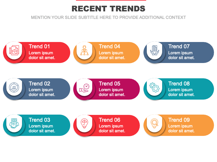 Recent Trends PowerPoint and Google Slides Template - PPT Slides