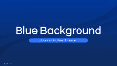 Blue Background Presentation for PowerPoint and Google Slides - PPT Slides