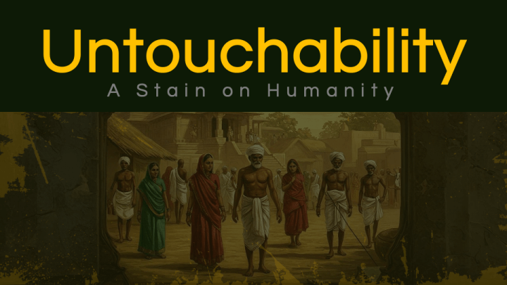 Untouchability PowerPoint and Google Slides Template - PPT Slides