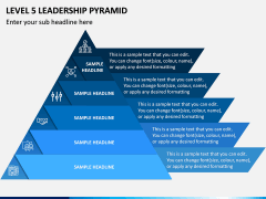 Level 5 Leadership Pyramid PowerPoint and Google Slides Template - PPT ...
