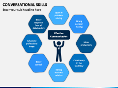 Conversational Skills PowerPoint and Google Slides Template - PPT Slides
