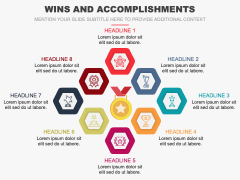 Wins and Accomplishments PowerPoint and Google Slides Template - PPT Slides