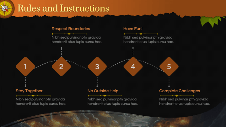 Free - Treasure Hunt Theme for PowerPoint and Google Slides - PPT Slides