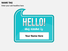 Name Tag for PowerPoint and Google Slides - PPT Slides