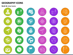 Geography Icons for PowerPoint and Google Slides - PPT Slides