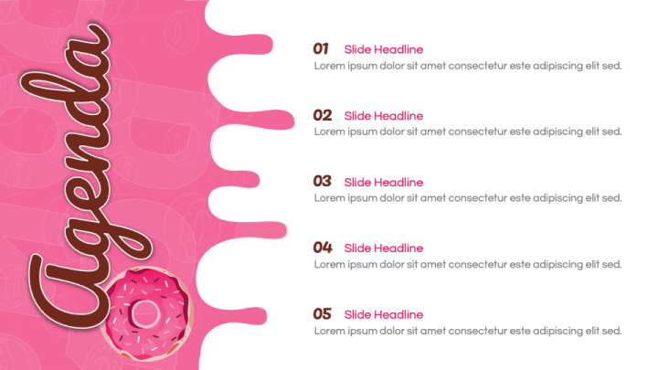 Free - Donut Theme for PowerPoint and Google Slides - PPT Slides