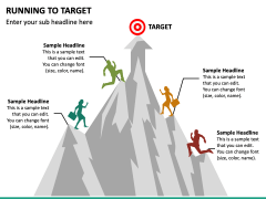Running to Target PowerPoint and Google Slides Template - PPT Slides