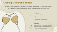 Free - Champagne Toast Theme for PowerPoint and Google Slides - PPT Slides