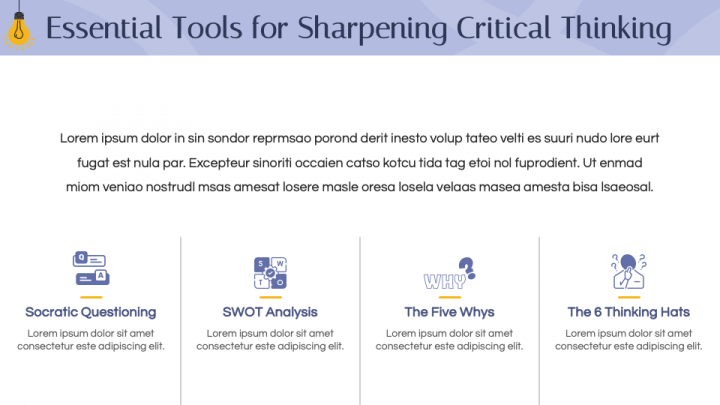 Free - Critical Thinking Workshop PowerPoint and Google Slides Template ...