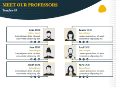 Free - Meet Our Professors PowerPoint Template and Google Slides Theme