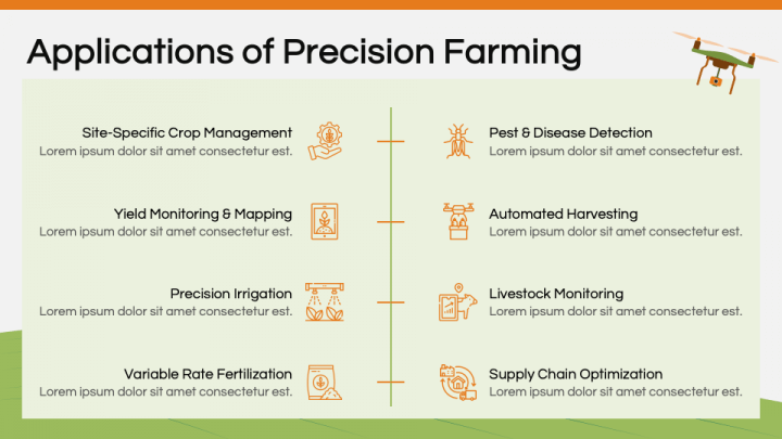 Precision Farming PowerPoint and Google Slides Template - PPT Slides