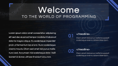 Free - Programming Lessons Presentation for PowerPoint and Google ...