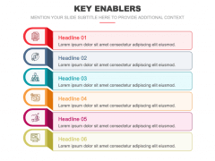 Key Enablers PowerPoint and Google Slides Template - PPT Slides