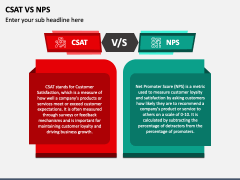 CSAT Vs NPS PowerPoint and Google Slides Template - PPT Slides