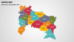 Ranchi Map for PowerPoint and Google Slides - PPT Slides