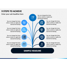 9 Stage Process PPT Slide