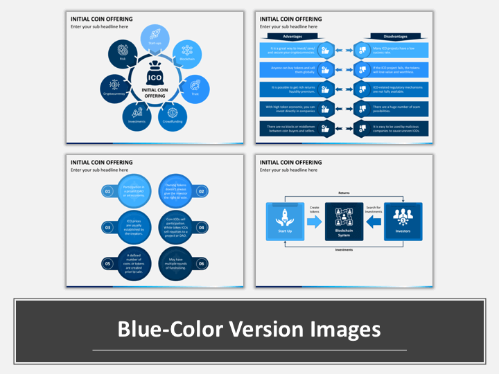 Initial Coin Offering PowerPoint and Google Slides Template - PPT Slides