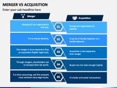 Merger Vs Acquisition PowerPoint and Google Slides Template - PPT Slides