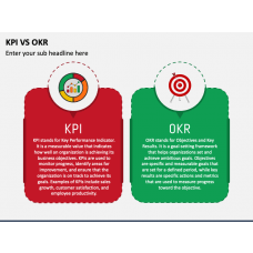 OKR Progress PowerPoint Template and Google Slides Theme
