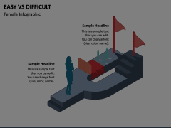 Easy Vs Difficult PowerPoint and Google Slides Template - PPT Slides