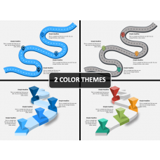 Multiple Pathways PowerPoint Template - PPT Slides