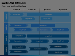 Swimlane Timeline PowerPoint and Google Slides Template - PPT Slides