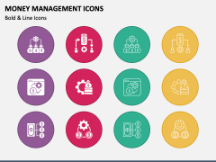 Money Management Icons for PowerPoint and Google Slides - PPT Slides