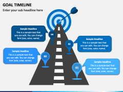Goal Timeline PowerPoint and Google Slides Template - PPT Slides