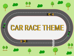 Free - Car Race Theme PowerPoint Template and Google Slides Theme