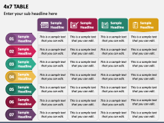 4x7 Table PowerPoint Template and Google Slides Theme