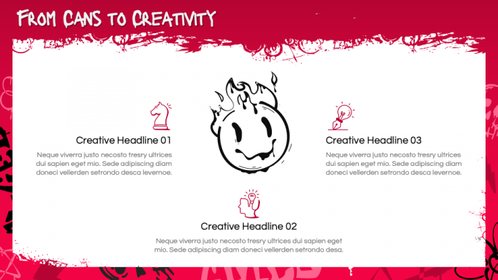 Free - Graffiti Style Theme for PowerPoint and Google Slides - PPT Slides