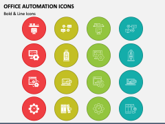 Office Automation Icons for PowerPoint and Google Slides - PPT Slides