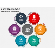 PowerPoint 6 Step Process - PPT Slides
