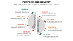 Purpose and Benefit PowerPoint and Google Slides Template - PPT Slides