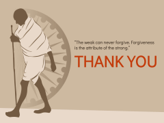 Free - Mahatma Gandhi PowerPoint and Google Slides Template - PPT Slides