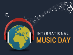 Free - International Music Day PowerPoint Template and Google Slides Theme
